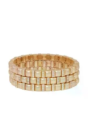 ROXANNE ASSOULIN Diamond Stretch Bracelet - Gold