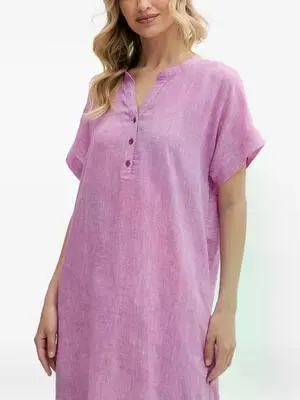 Dkny Button-front Short-sleeve Nightdress