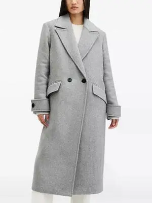 ALLSAINTS Double-breasted Notched-lapel Coat