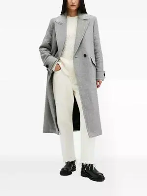ALLSAINTS Double-breasted Notched-lapel Coat