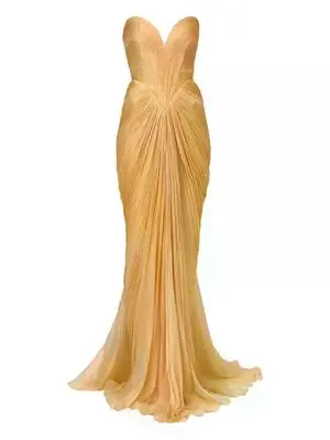 Iris Serban Pleated Evening Dresses