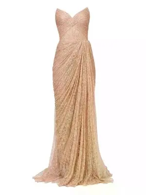 IRIS SERBAN Irene Strapless Gown