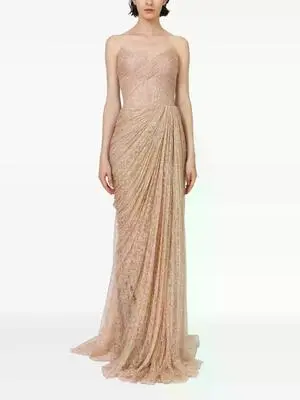 IRIS SERBAN Irene Strapless Gown