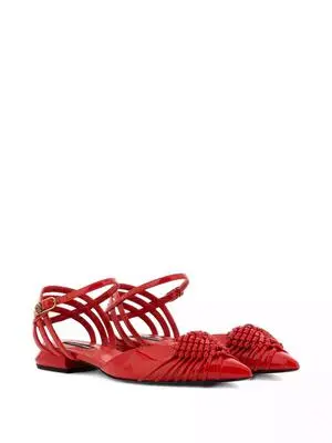 Roberto Cavalli Woven Sandals