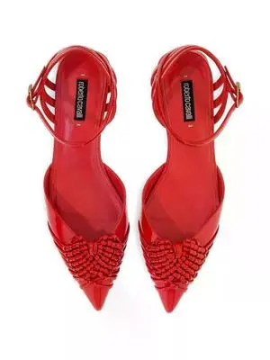 Roberto Cavalli Woven Sandals