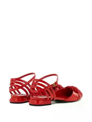 Roberto Cavalli Woven Sandals