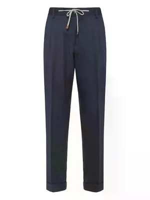 Barba Napoli Drawstring Bottoms For Men