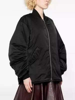 LEMPELIUS Puffed-sleeve Bomber Jacket
