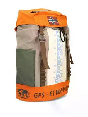 NAPAPIJRI Equator Flag-logo Cotton Backpack