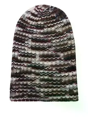 HURRAY Striped Beanie - Brown