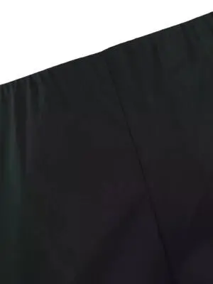 Liviana Conti Elastic-waist Flared Trousers - Black