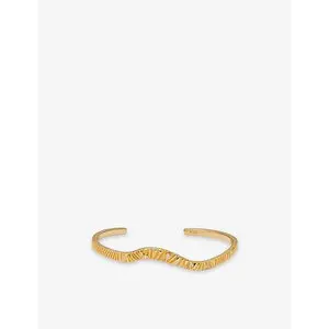 Astley Clarke Raye Cuff Bangle - Yellow Gold Vermeil
