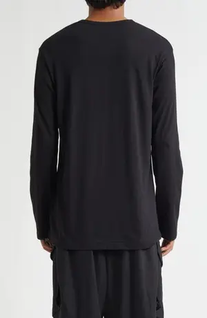 Yohji Yamamoto Basic Long Sleeve Graphic T-shirt