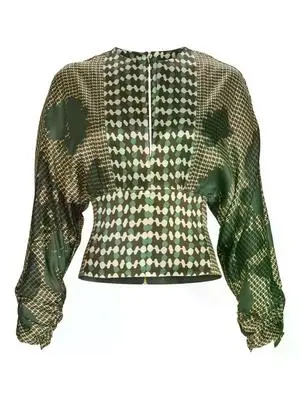 Silvia Tcherassi Lizzy Printed Blouse