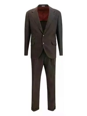 Brunello Cucinelli Check-pattern Suit