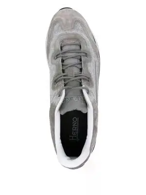 Herno Suede Panelled Sneakers