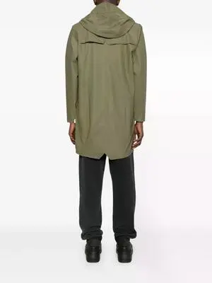 Rains Hooded Buttoned Coat