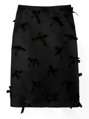 JIL SANDER Bow-embellished Midi Skirt