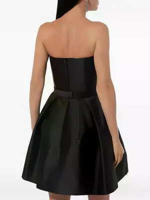 Dice Kayek Strapless Pleated Mini Dress