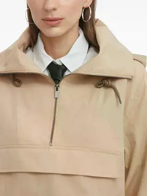 Ba&sh Hooded Half-zip Jacket