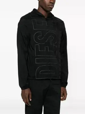 DIESEL® Logo-print Hooded Jacket