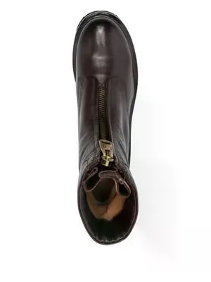 A.S.98 Leather Zip-up Boots