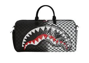 SPRAYGROUND Scribble Dribble Check Duffle Bag