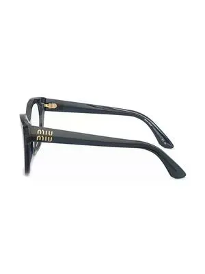 Miu Miu Square Frame Eyeglasses - Blue