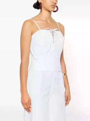 Federica Tosi Lace-up Corset Top
