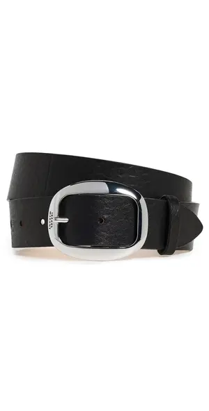 Isabel Marant Dara Belt - Black/silver