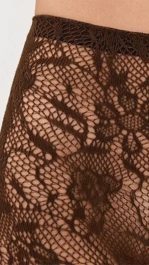 STEMS Aria Mesh Tights - Brown