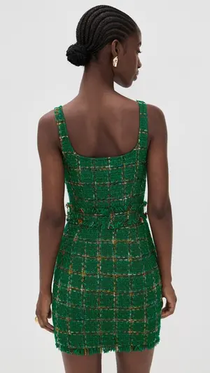 L'Agence Valli Tweed Mini Dress