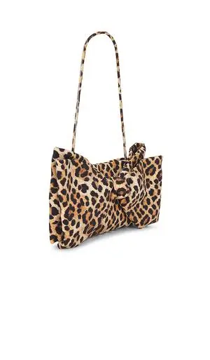 LOEFFLER RANDALL Valerie Bow Clutch - Leopard