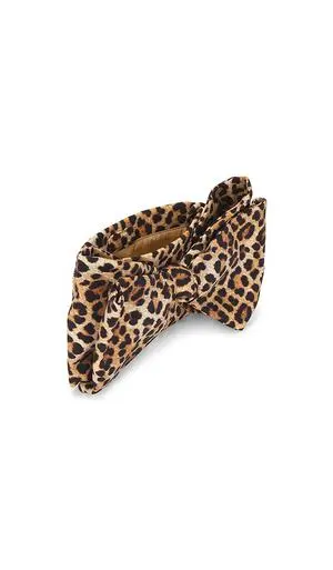LOEFFLER RANDALL Valerie Bow Clutch - Leopard