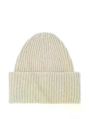 Eric Bompard Ribbed Cashmere Hat - Neutrals