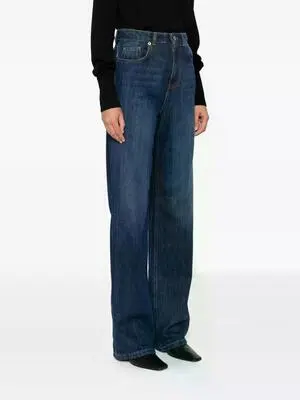 TWINSET Cotton Straight Leg Jeans