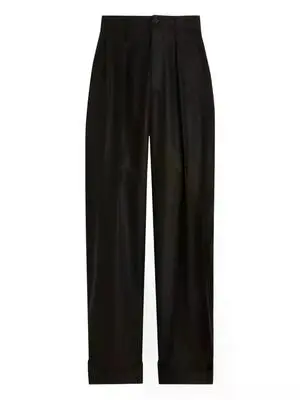 Dolce & Gabbana Cuffed Wool Trousers