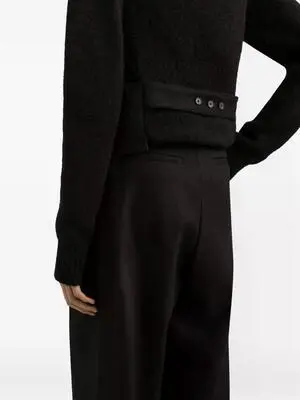 Dolce & Gabbana Cuffed Wool Trousers