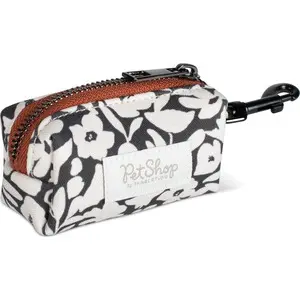 FRINGE STUDIO Charcoal Floral Waste Bag Holder - Charcoal/white Floral