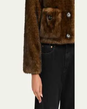 Marc Jacobs Teddy Cropped Jacket
