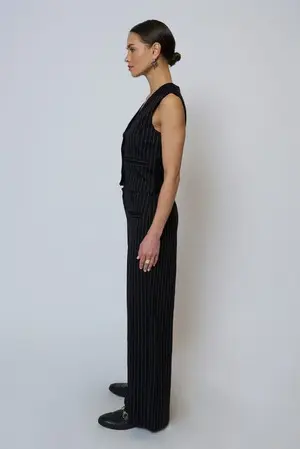 Central Park West Astrid Pinstripe Vest