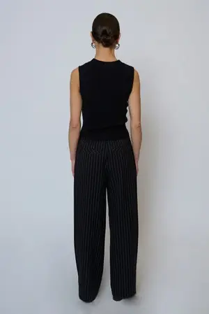 Central Park West Astrid Pinstripe Vest