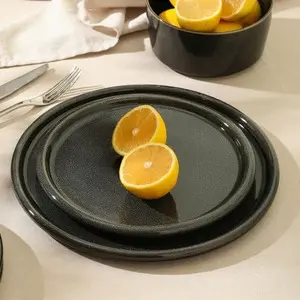 STONE + LAIN Eden Stoneware 4-piece Dinner Plate Set