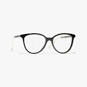 Chanel Butterfly Eyeglasses - Black & White