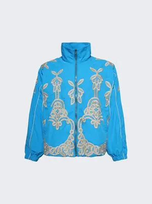 BLUEMARBLE Embroidered Track Jacket - Blue