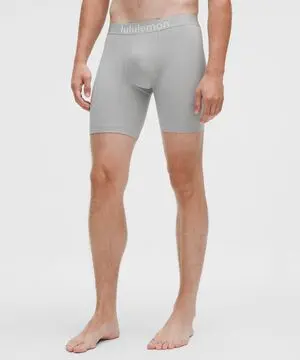 Lululemon Soft Stretch Active Boxer Brief 7 - Silver Drop