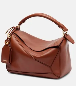 Loewe Small Leather Top-handle Bag - Brown