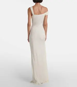 Christopher Esber Draped Jersey Maxi Dress