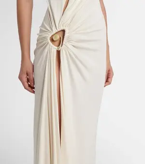 Christopher Esber Draped Jersey Maxi Dress