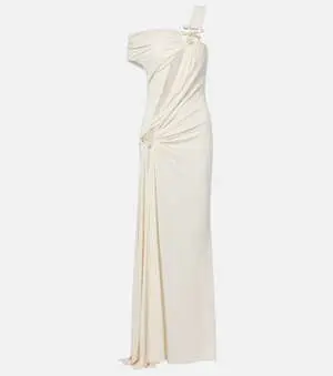 Christopher Esber Draped Jersey Maxi Dress - White